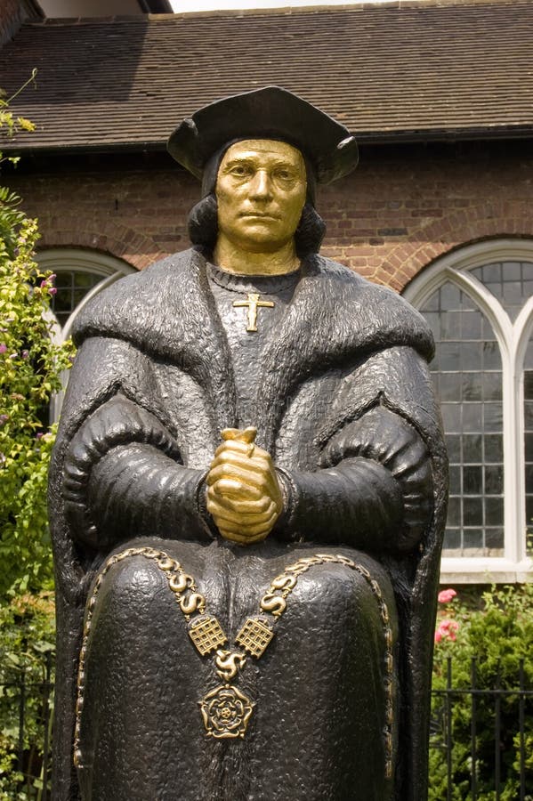 Thomas More Statue, Chelsea Stock Image - Image of tudor, thomas: 20804419