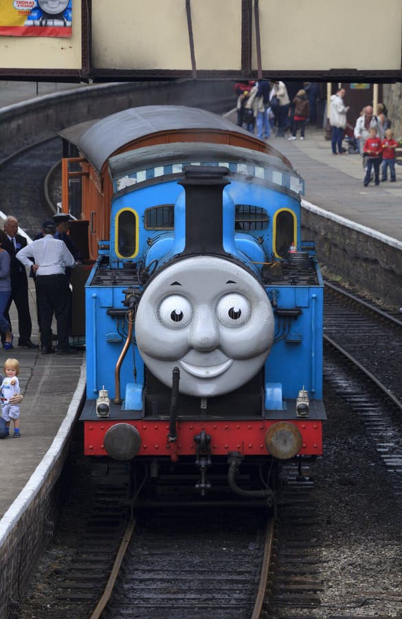Old Tank Engine on a Sunny Day Editorial Stock Image - Image of puffer ...