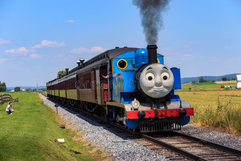 Thomas, O Comboio a Vapor Em Lancaster County Imagem de Stock Editorial ...