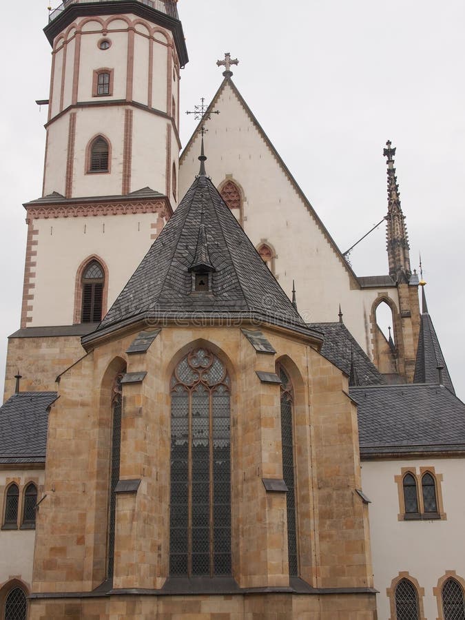 Thomaskirche Leipzig arkivfoto. Bild av fungerat, europa - 42256938