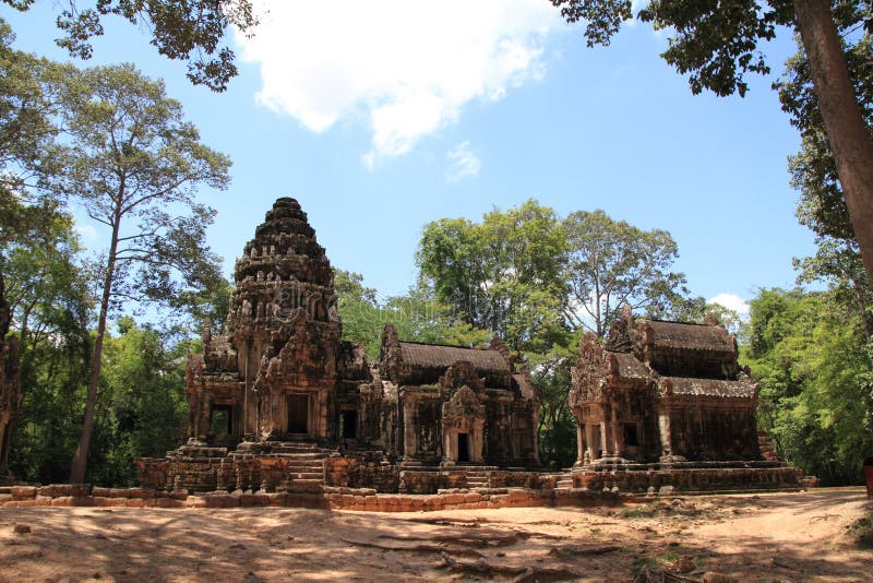 Thommanon in Angkor stock photo. Image of cambodia, khmer - 46581136