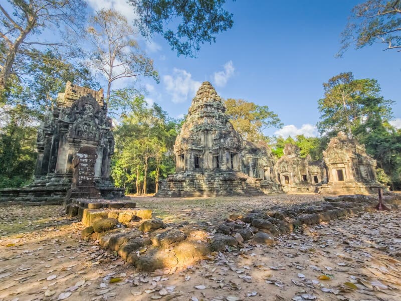 Thommanon Wat Temple in Angkor, Cambodia Stock Image - Image of ...