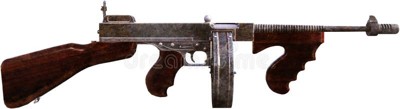 Arma de Thompson imagen de archivo. Imagen de semi, armado - 14387483