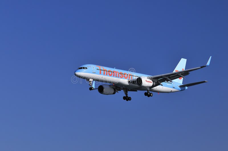 Thomson Airways logo editorial photography. Image of cathay - 105664187
