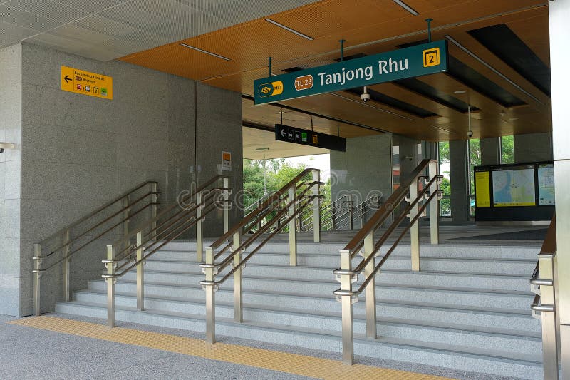 The Tanjong Rhu MRT Station Along the Thomson-East Coast Line, Opened ...