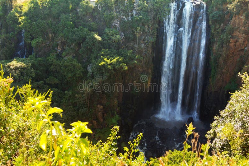 Thomson Falls stock image. Image of water, landmark, destinations ...