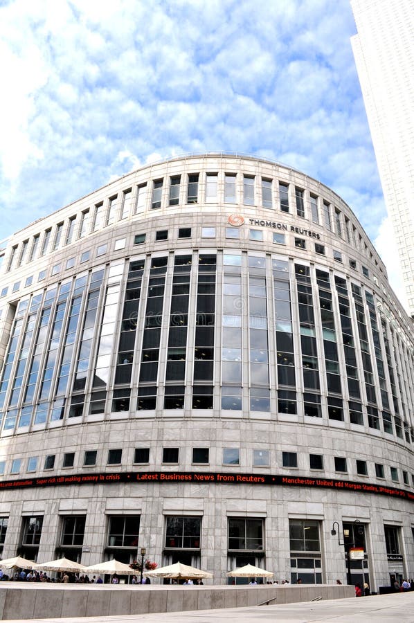 Thomson Reuters Office in Canary Wharf Editorial Image - Image of ...