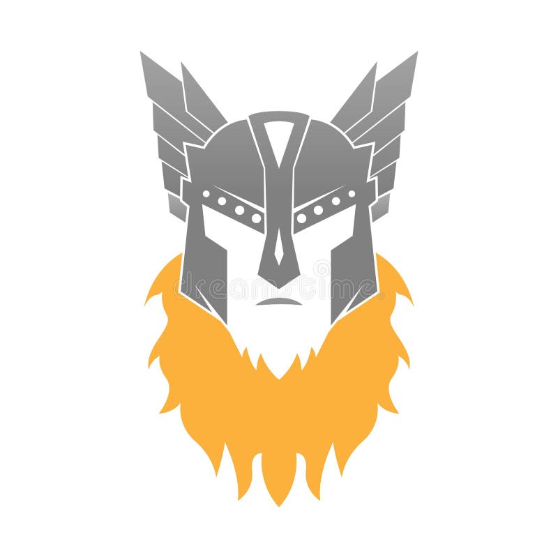 Thor icon logo design stock vector. Illustration of face - 284332646