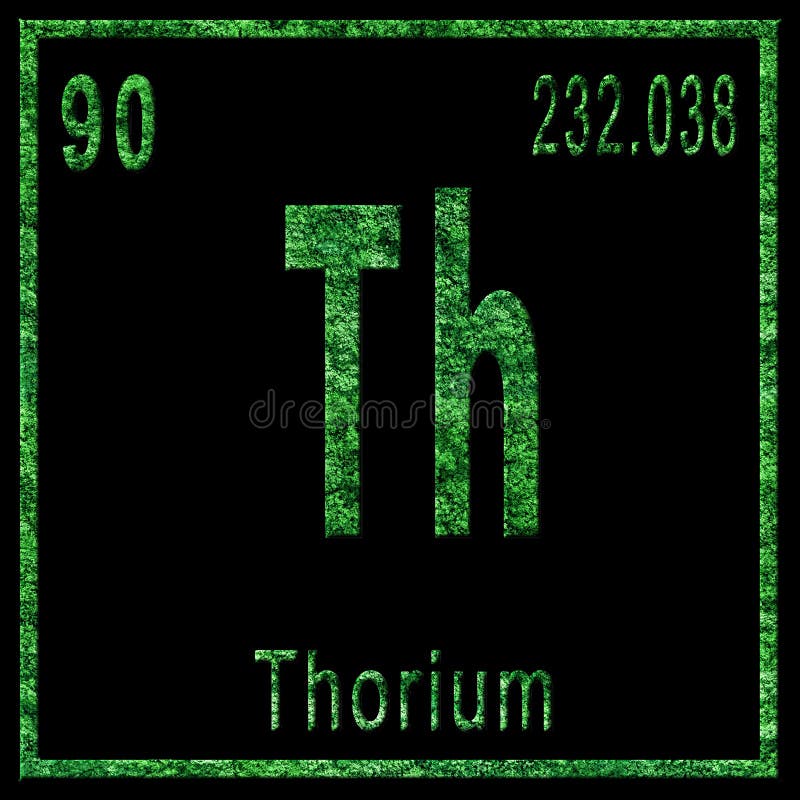 Thorium chemical element stock vector. Illustration of atomic - 83099262