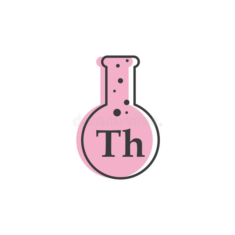 Thorium Element stock vector. Illustration of glass - 387609112