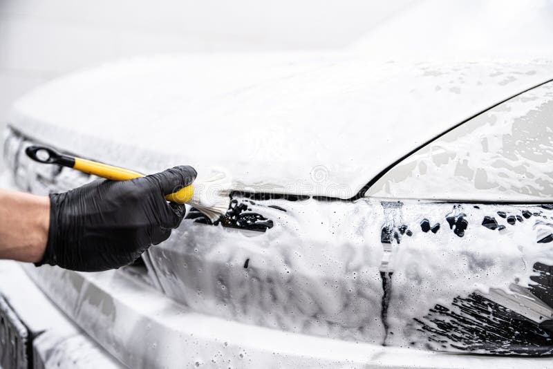 Thorough Hand Cleaning of Car Elements Using a Precise Brush Stock ...