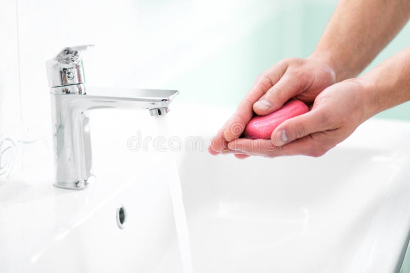 Thorough Hand Washing with Soap and Water To Prevent Coronavirus ...