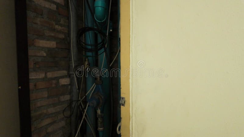 Home Water Inspection: Checking Pipes Inside Walls Stock Video - Video ...