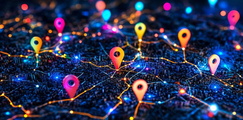 A Thorough Map of the Transportation Network, Featuring Interconnected ...