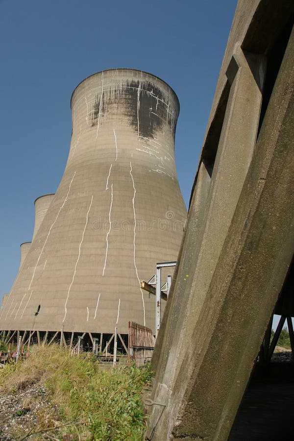 Thorpe Marsh Coal Powered Electrical Power Station Large Industrial ...