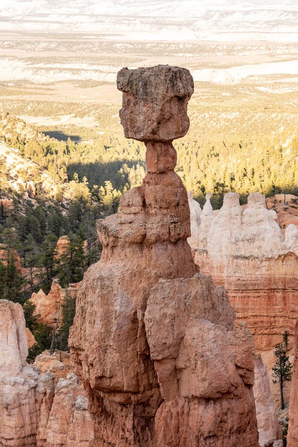 Thors Hammer Rock Formation in Bryce Canyon Stock Image - Image of ...