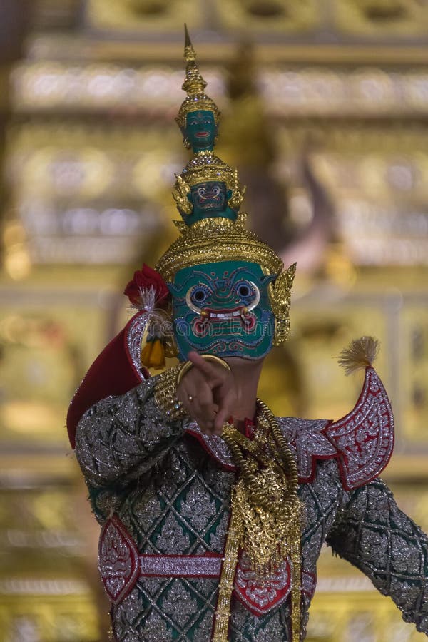 Thotsakan No Khon Real, Ramakien Foto de Stock - Imagem de colorido ...