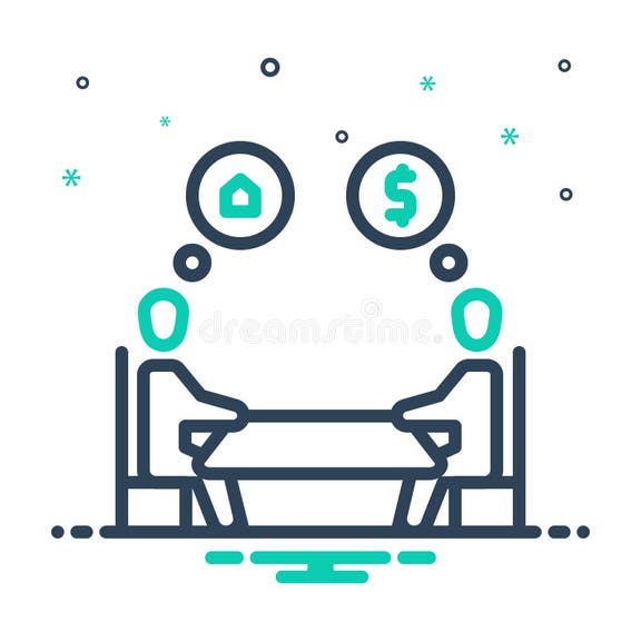 Mix Icon for Though, Nevertheless and Still Stock Illustration ...