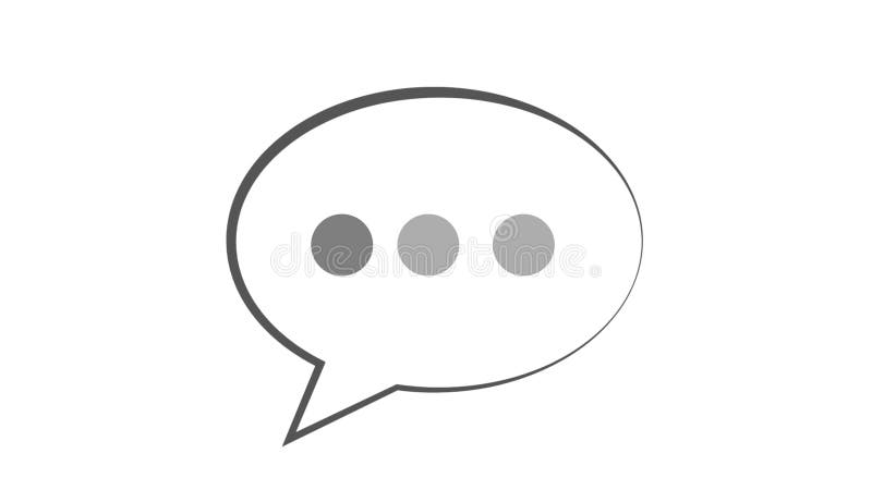 Thinking Speech or Chat Bubbles Motion Graphics with Green Screen ...