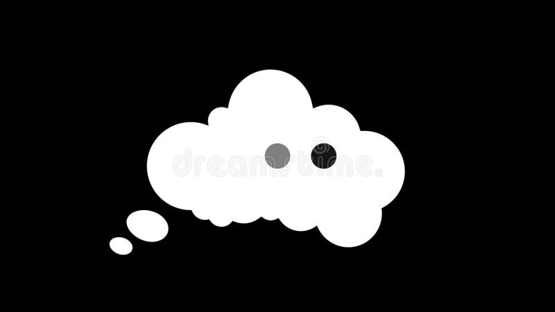 Thinking Speech or Chat Bubbles Motion Graphics with Green Screen ...