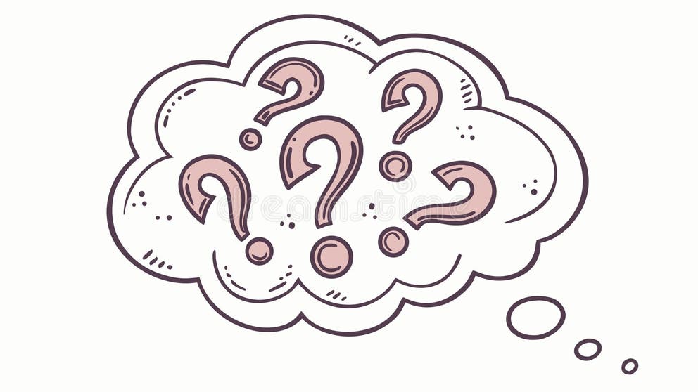 Question Marks Bubble Stock Illustrations – 2,044 Question Marks Bubble ...