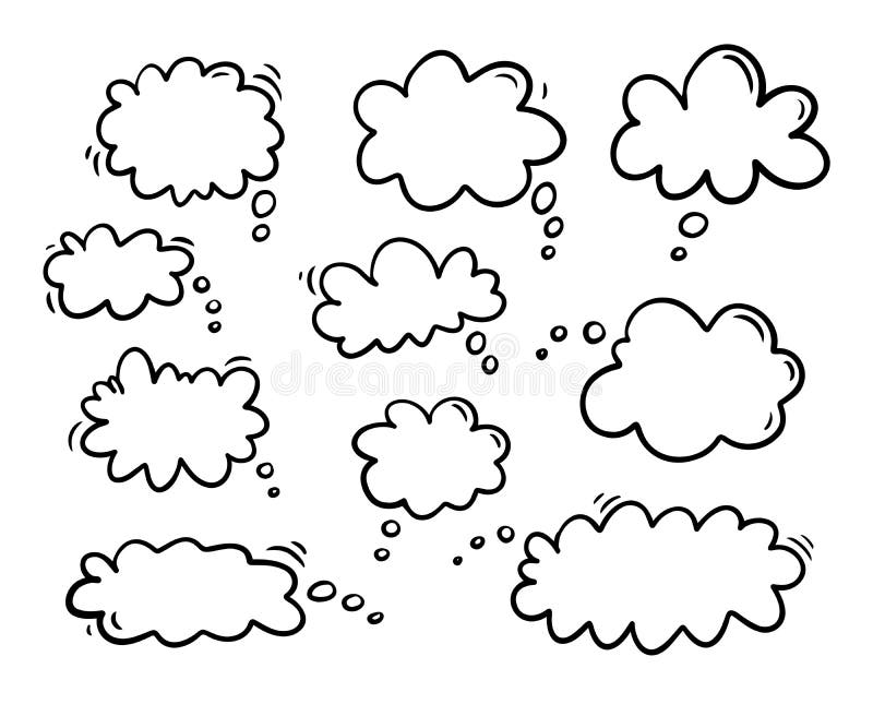 Thought Bubble Icon Design. Smooth Cloud Doodle Thought Bubble Icon ... Thought Bubble Icon Design. Smooth Cloud Doodle Thought Bubble Icon ...