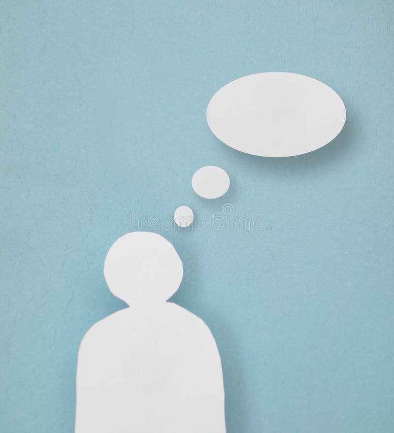 Thought bubbles stock photo. Image of think, imagine - 41875830