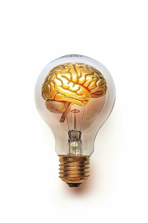 Thought Bulb stock image. Image of mind, inventions - 372082149