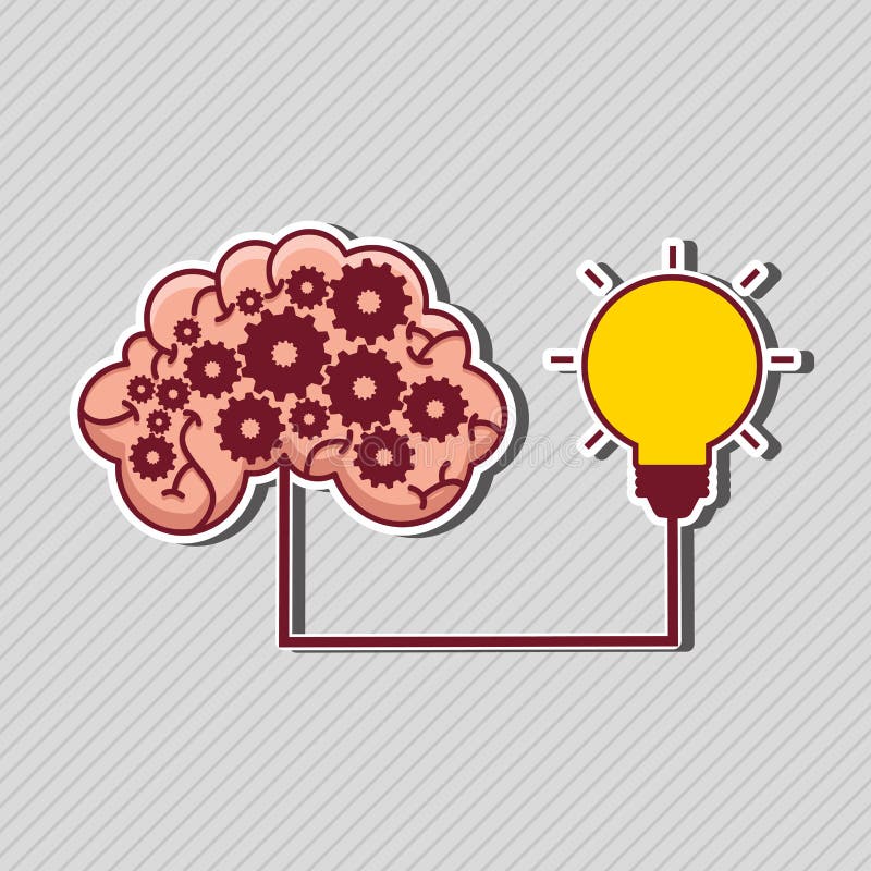 Thought concept design stock illustration. Illustration of think - 69120616