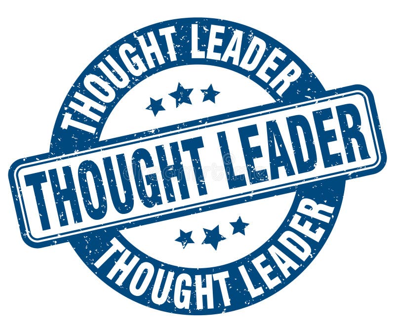 Thought Leader Stamp. Thought Leader Label. Round Grunge Sign Stock ...