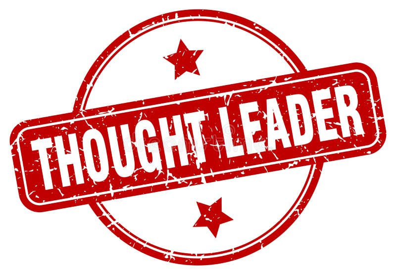 Thought Leader Stamp. Thought Leader Round Grunge Sign Stock Vector ...