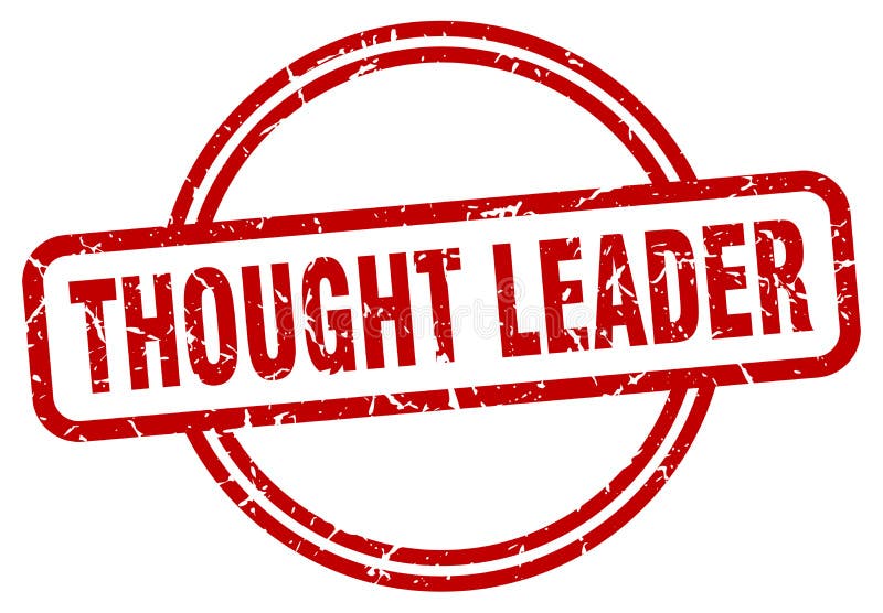 Thought Leader Stamp. Thought Leader Round Grunge Sign Stock Vector ...