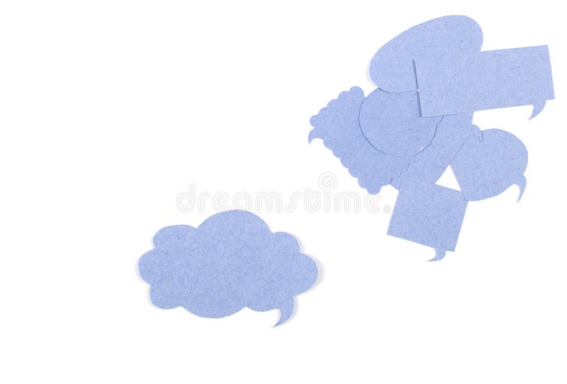 The thought of old paper stock image. Image of speech - 26609861