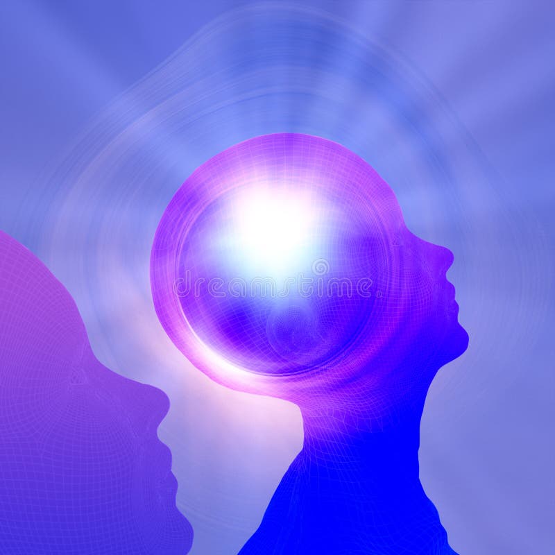 Thought Power stock illustration. Illustration of cerebral - 3202871