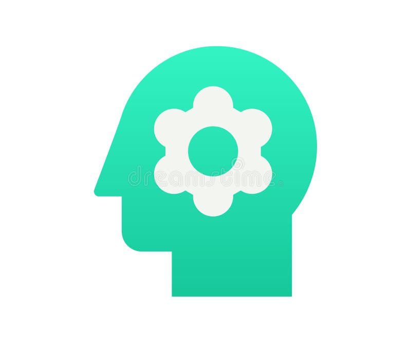 Thought Process Think Single Isolated Icon with Filled Line and Outline ...