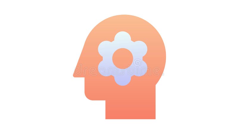 Thought Process Think Single Isolated Icon with Smooth Style Stock ...