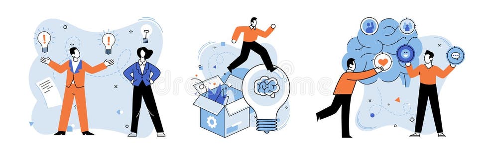 Thought Process. a Clear Thought Process Concept Shapes Roadmap for ...