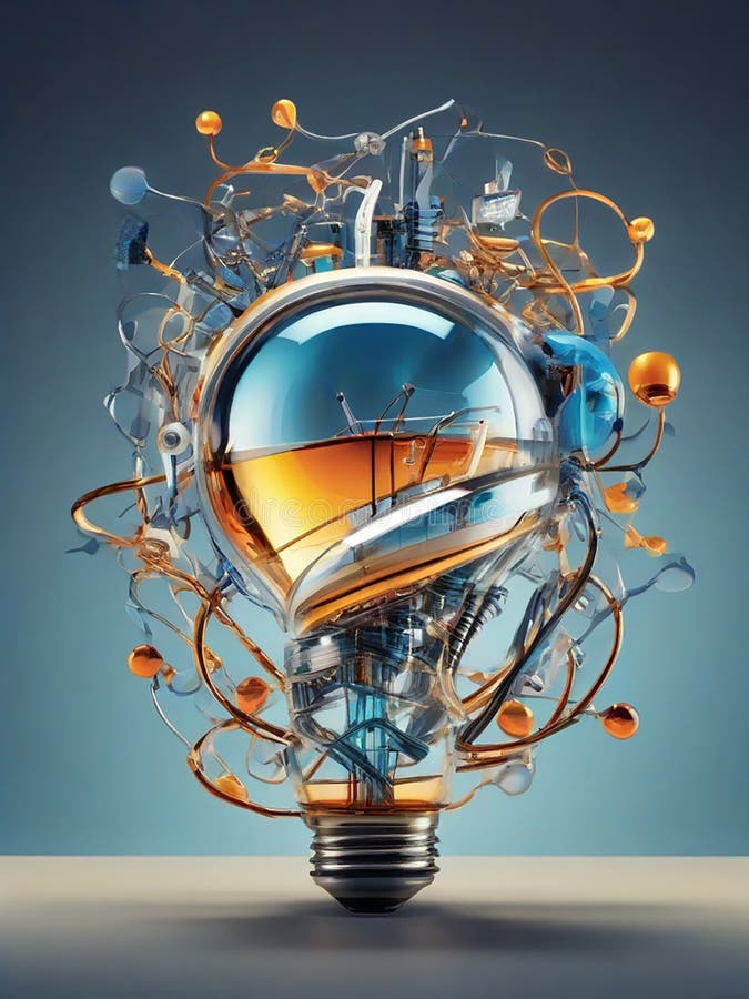 Conceptual Image Symbolizing Creativity Stock Image - Image of artistic ...