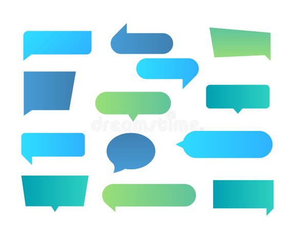 Conversation Shapes Stock Illustrations – 4,877 Conversation Shapes ...