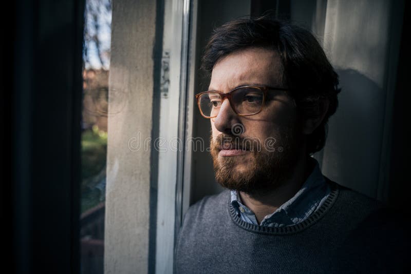Man Longing Looking Window Photos - Free & Royalty-Free Stock Photos ...