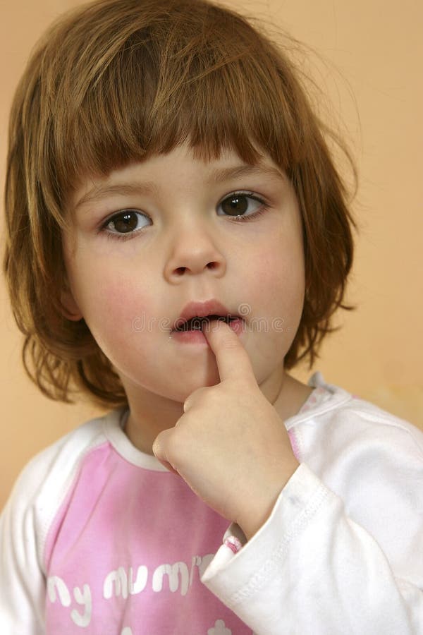 Thoughtful child stock photo. Image of thinking, worried - 1742180