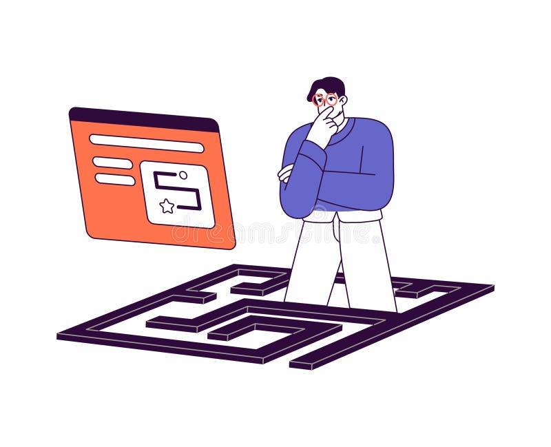 Employee Thinking Vector Stock Illustrations – 8,220 Employee Thinking ...