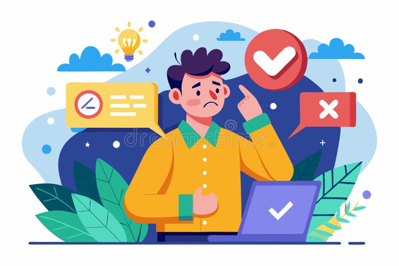 A Thoughtful Individual is Considering Choices while Engaging with a ...