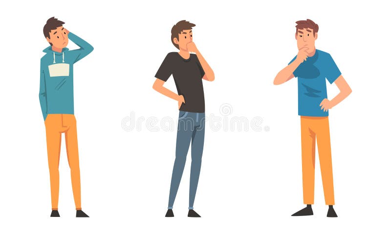 Scratching Head Question Stock Illustrations – 455 Scratching Head ...