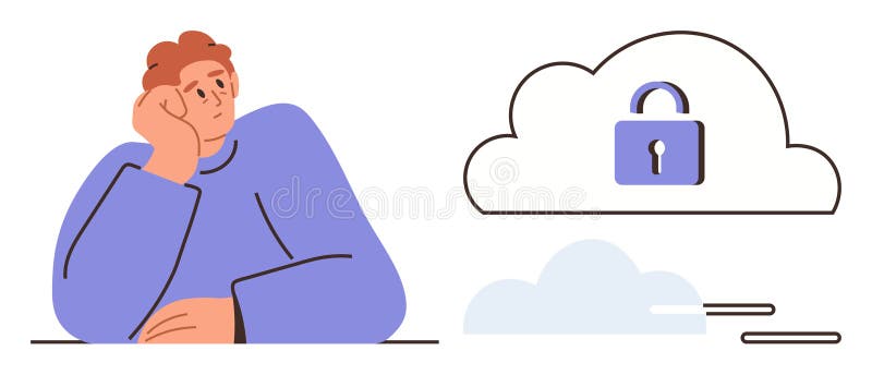 Purple Sweater Contemplating Stock Illustrations – 9 Purple Sweater ...