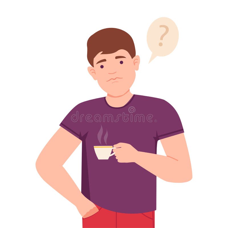 Considering Man Stock Illustrations – 1,011 Considering Man Stock ...