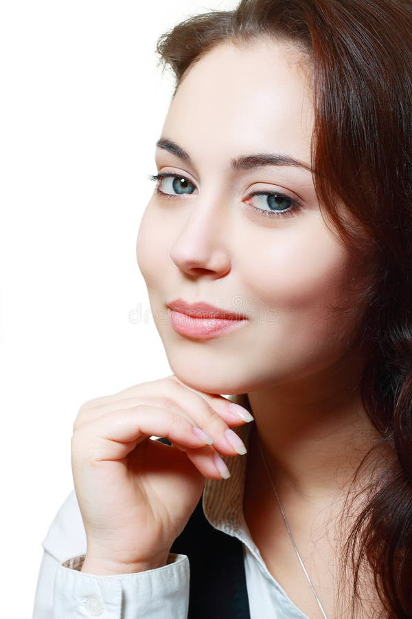 Thoughtful woman outdoors stock image. Image of lifestyle - 33030177