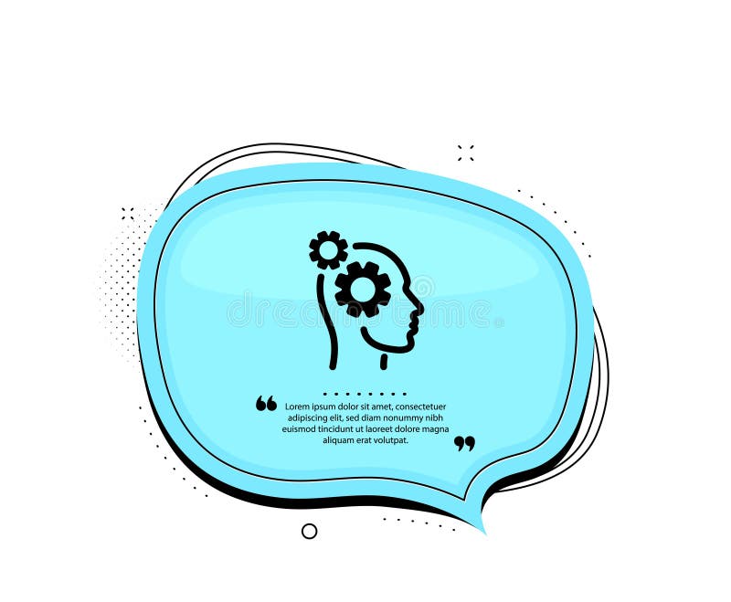 Thoughts Icon. Teamwork Sign. Core Value. Vector Stock Vector ...