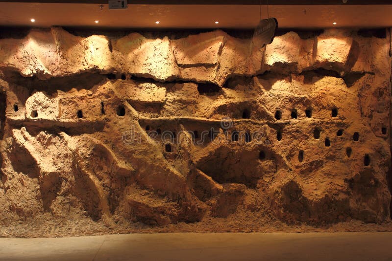 Thousand Buddha Caves in Xinjiang Model Stock Image - Image of china ...