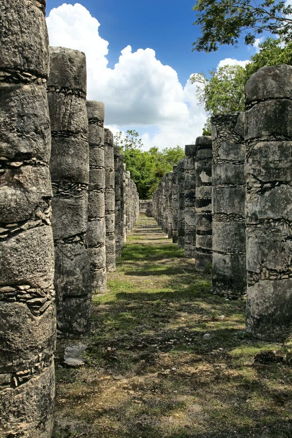 Thousand Columns stock image. Image of history, indigenous - 39237895